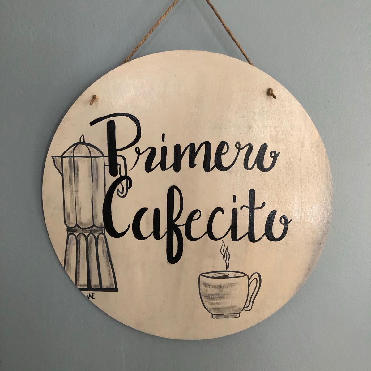Primero Cafecito Sign Wall Decor – NamArt Designs